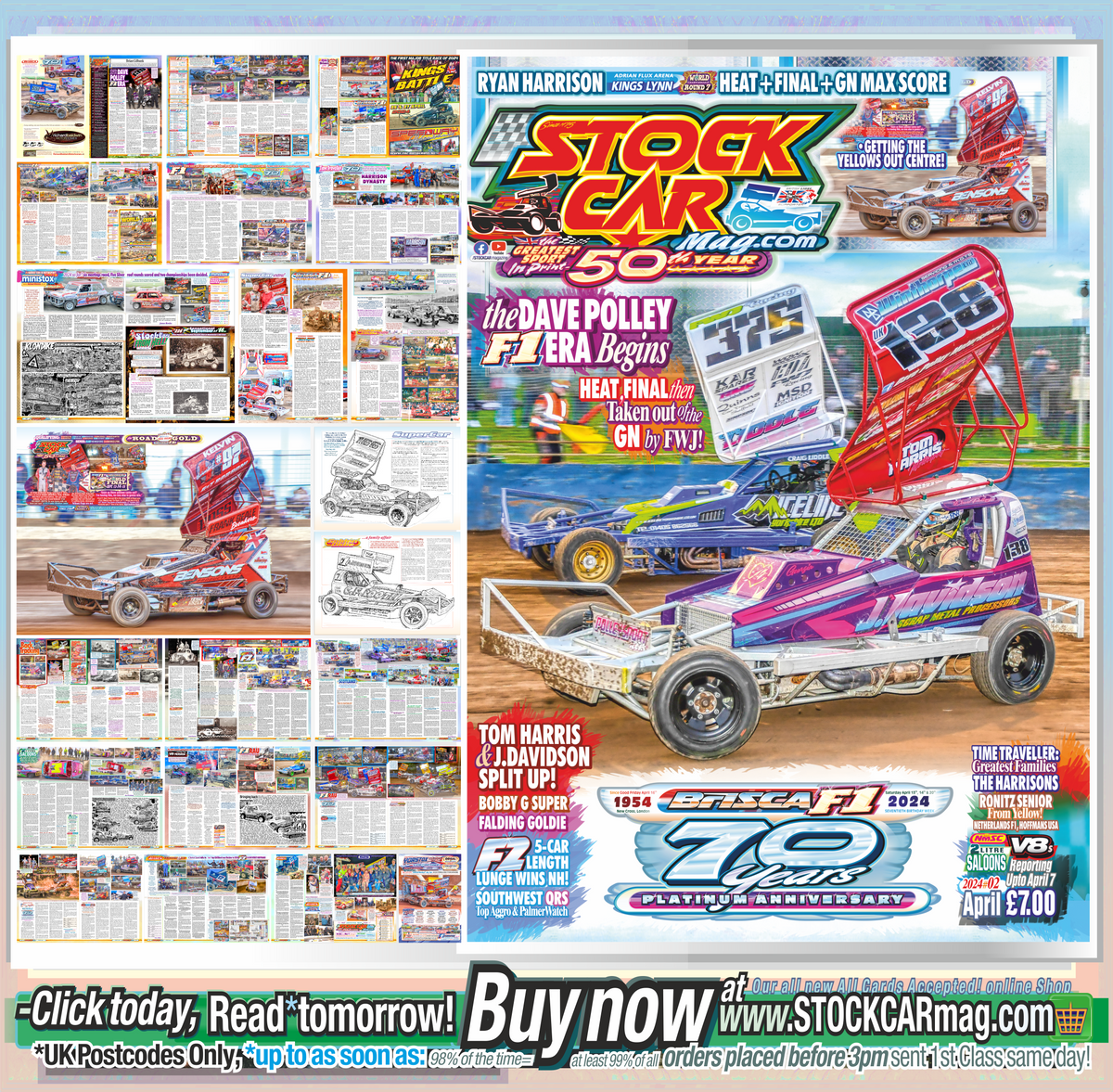 STOCKCARmagazine 2024#02 APRIL: the DAVE POLLEY F1 ERA BEGINS •RYAN H